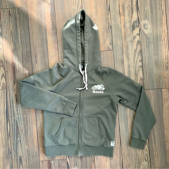 Roots | Jackets & Coats | Roots Olive Green Hoodie | Poshmark